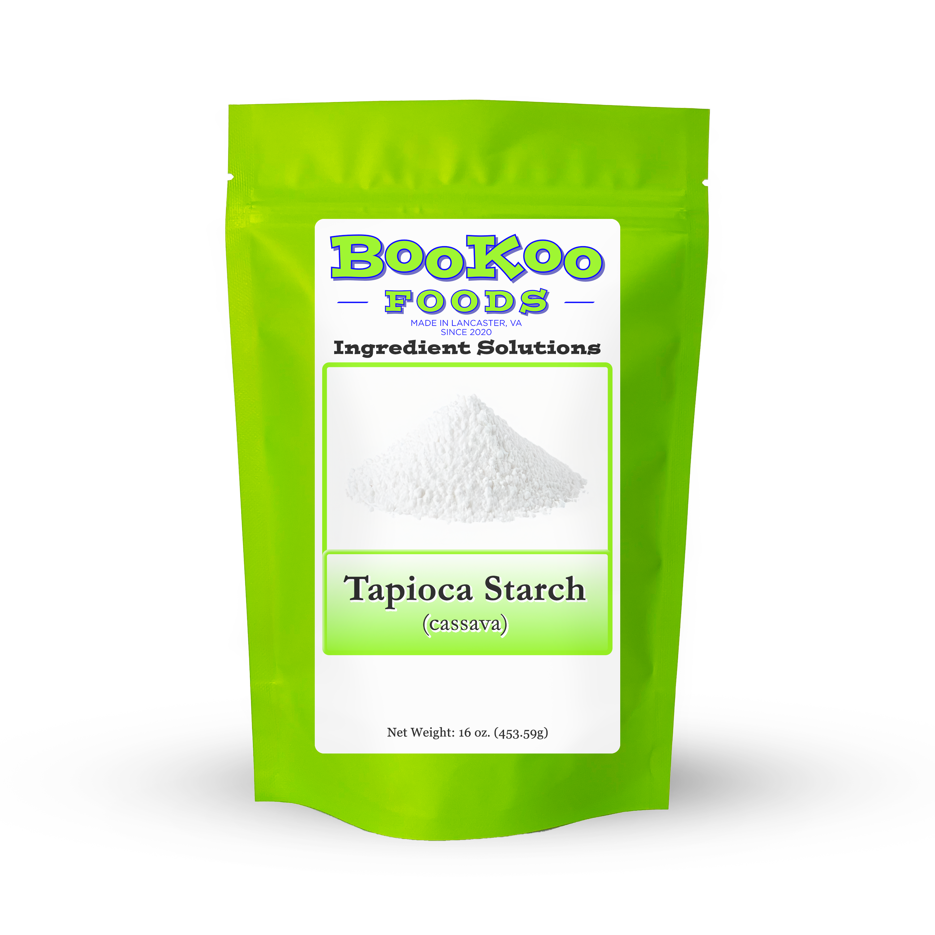 Tapioca Starch – Food Grade | BooKoo Foods | Gluten-Free Thickener & Binder